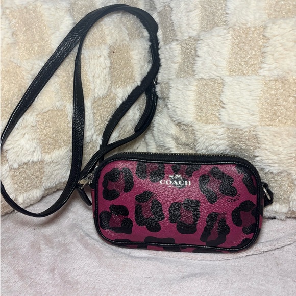 Coach | Bags | Coach Ocelot Print Crossbody Pouch | Poshmark